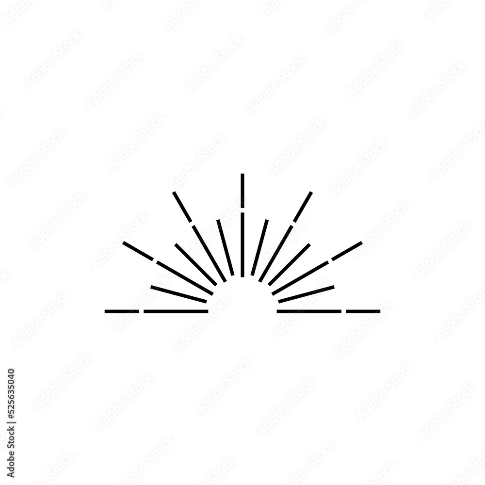 sun, sun ray icon png transparent Stock Illustration | Adobe Stock