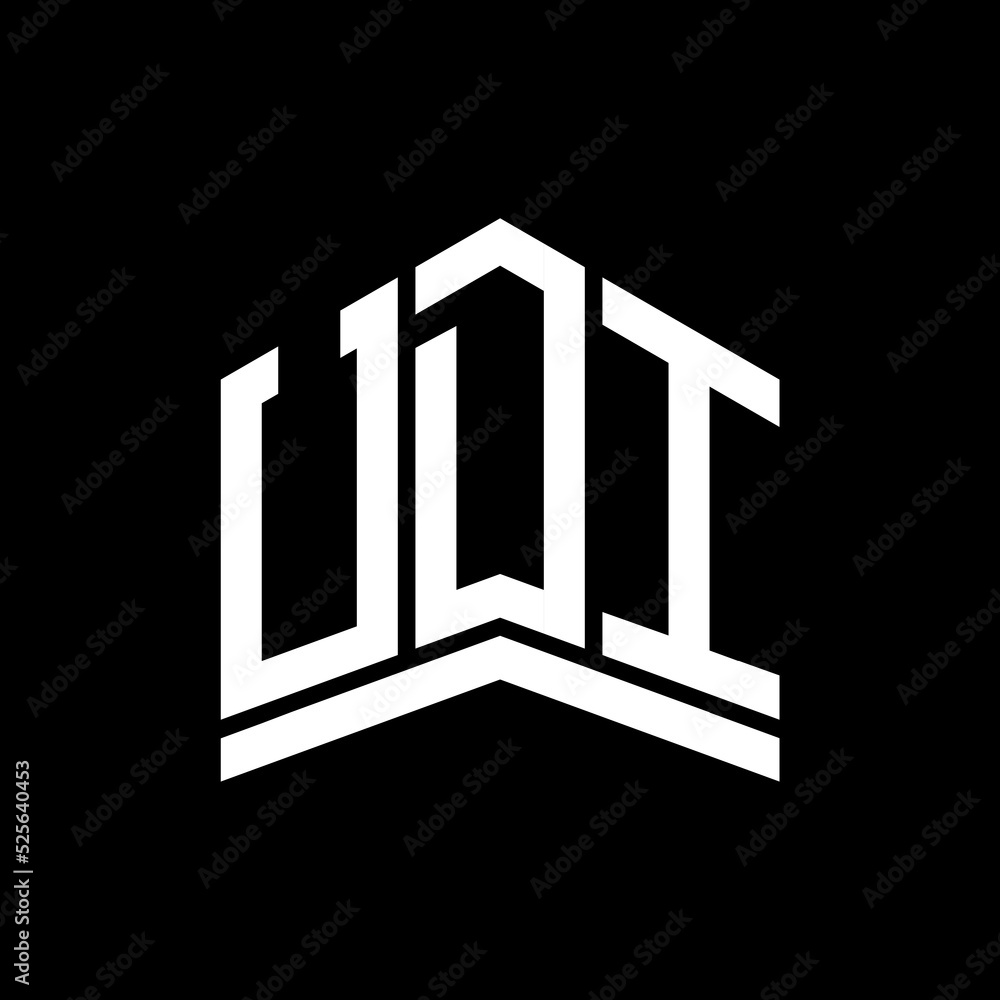 UDI letter logo design.UDI creative initials monogram vector letter logo concept.UDI letter ...