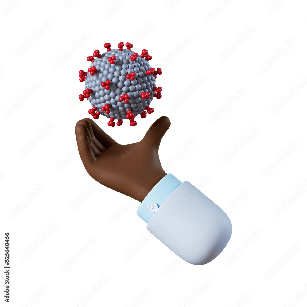 3d render. Protection against infection. Medical icon. Assorted ...