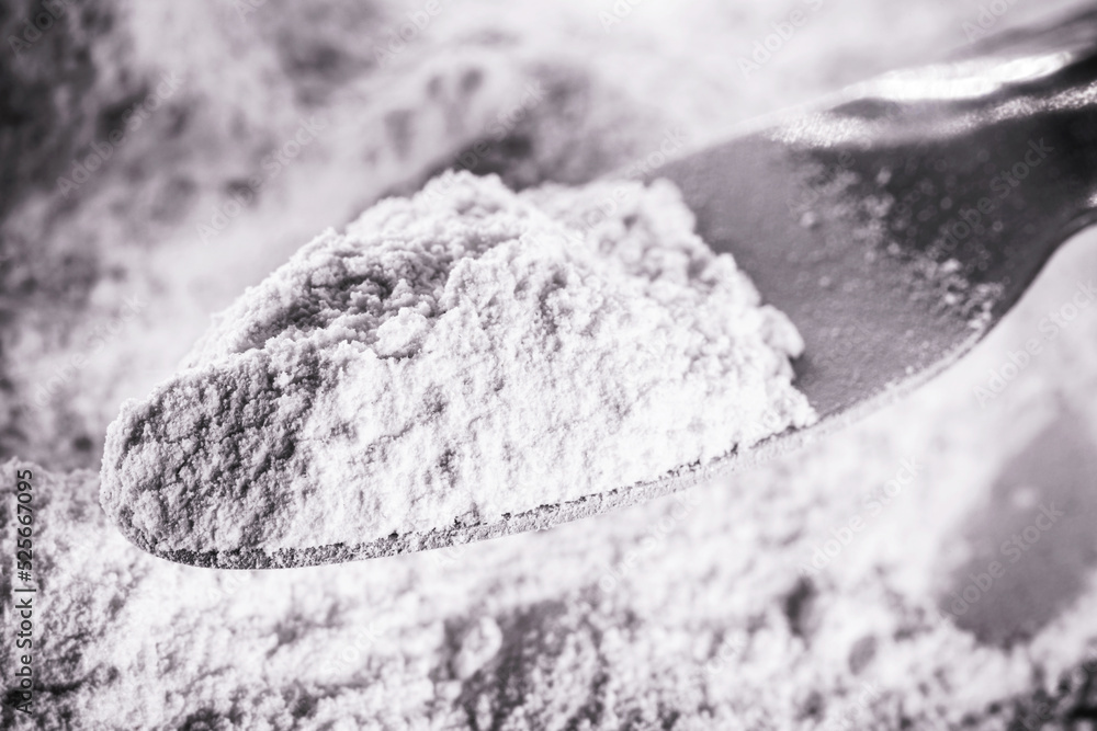 Phosphate, pile of phosphorous powder, used as a fertilizer or compost ...