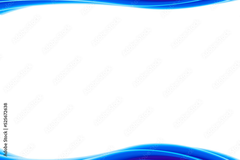 abstract blue wave background, blue gradient background, white space ...