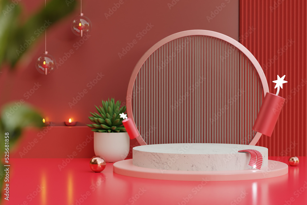 minimal scene, design for Diwali festival product display podium 3d ...