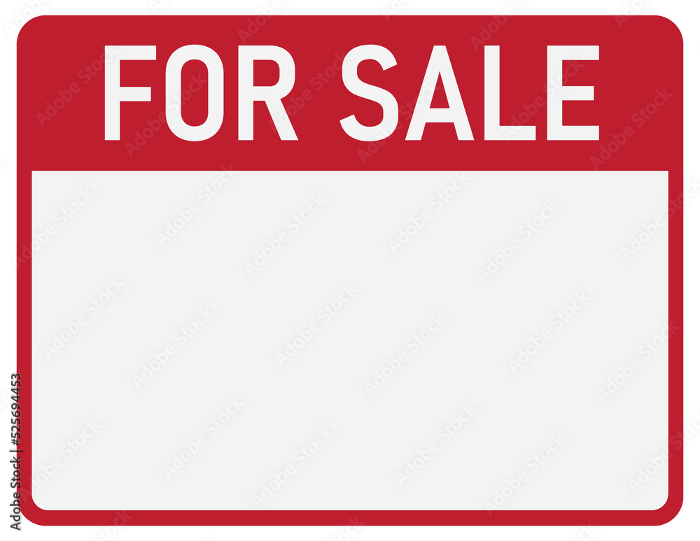 For Sale Sign Landscape Stock Illustration | Adobe Stock