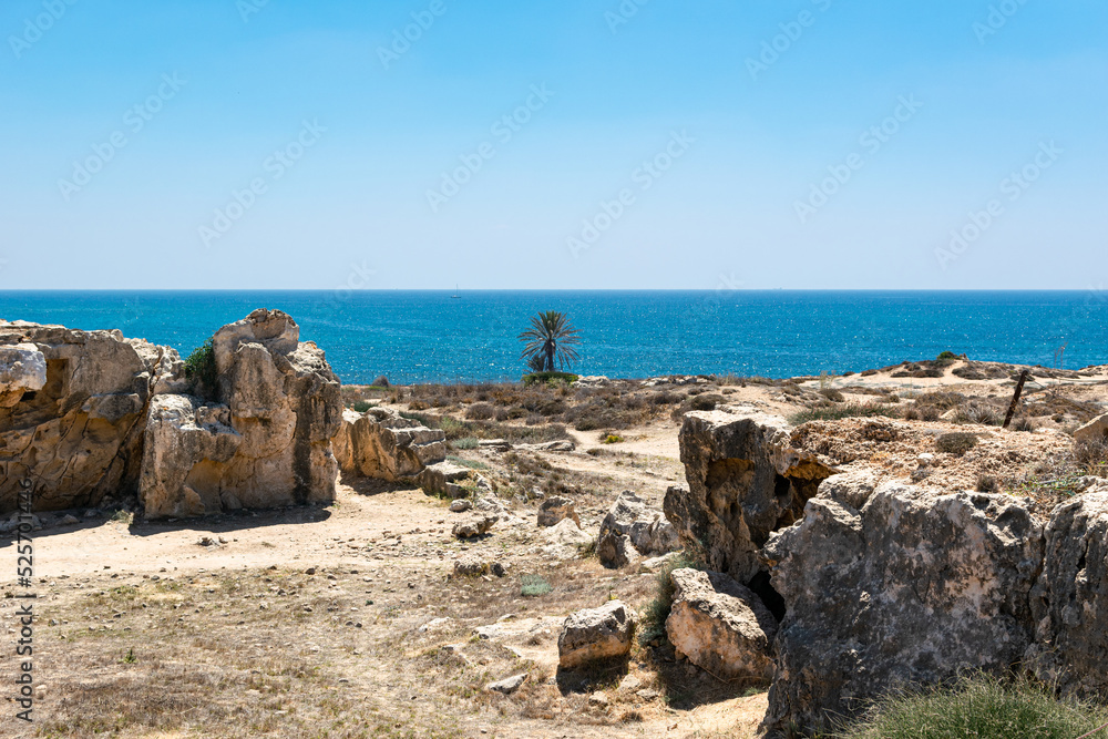 Archaeological Park. Paphos, Cyprus. Archaeological Site of Nea Paphos ...