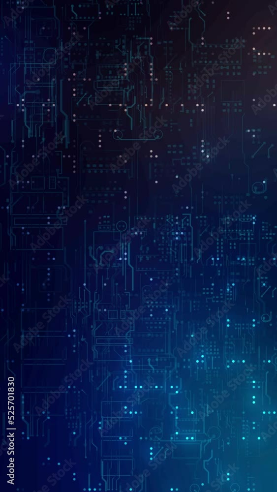 Electronics Digital Vertical Video Background Loop Stock Video | Adobe ...
