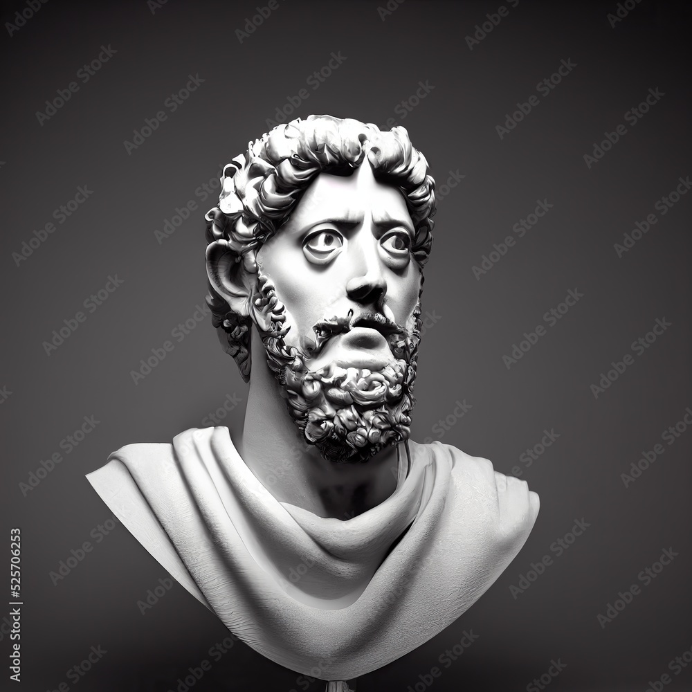 Marcus Aurelius Creating Meditations - Roman emperor and stoic ...