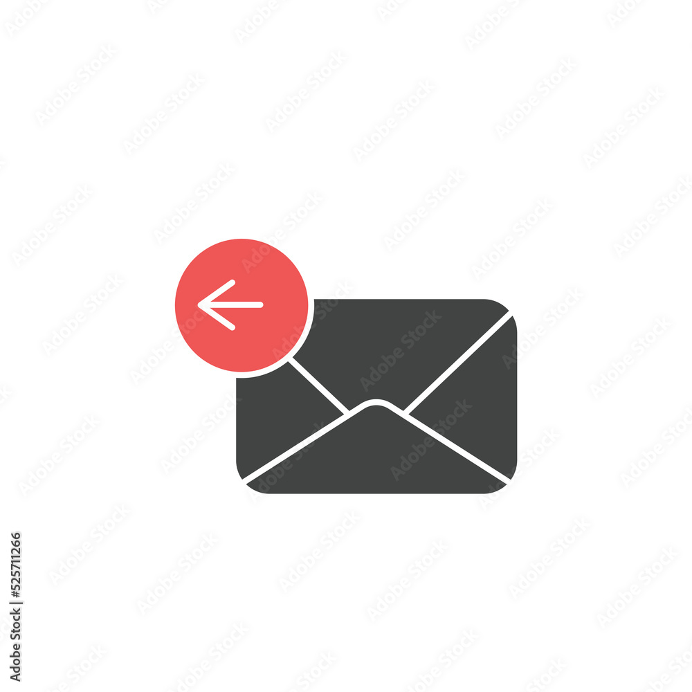 email replay icons symbol vector elements for infographic web Stock ...