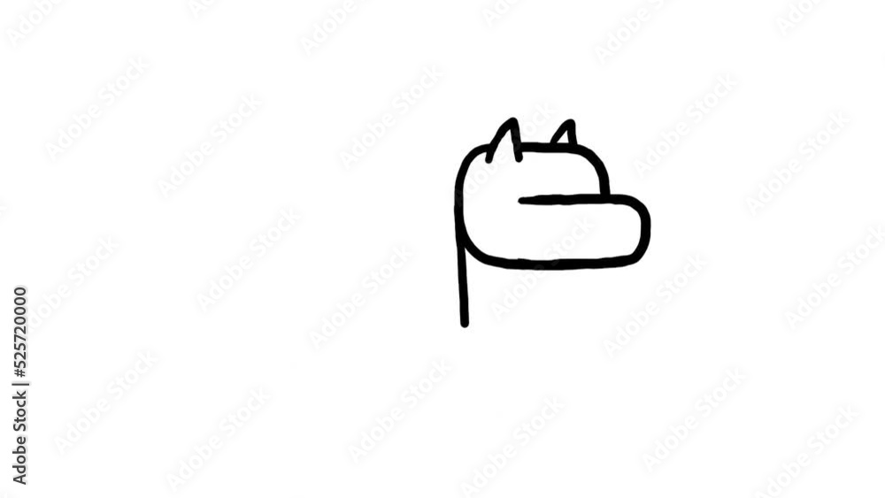 How to draw a doodle horse. Drawing lesson of a cute cartoon blue pony ...