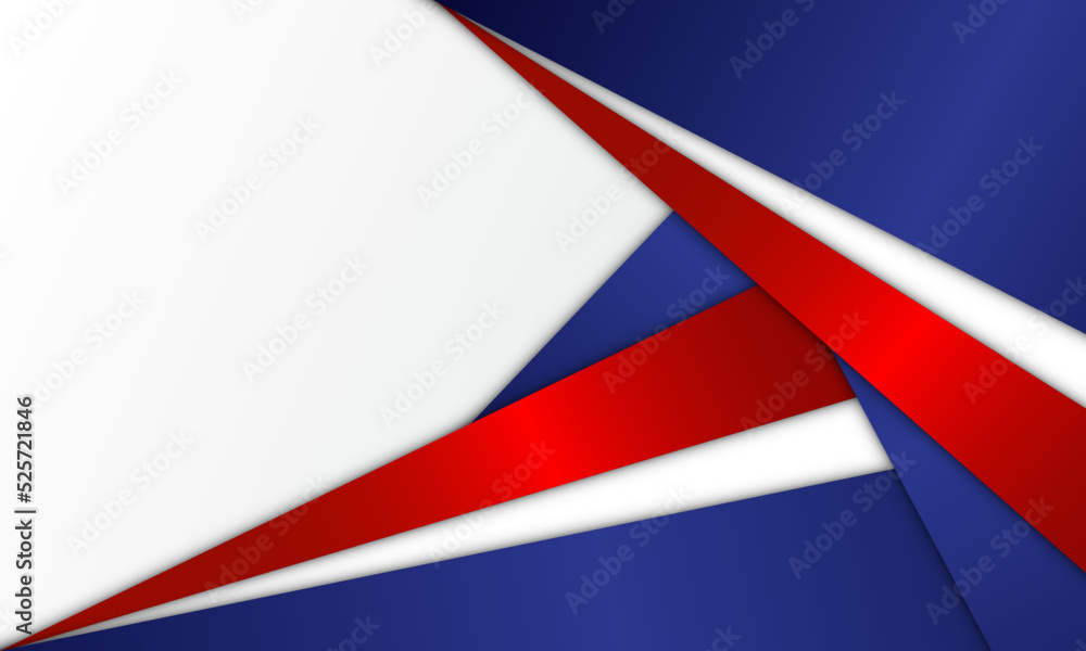 Red White And Blue Background Vector