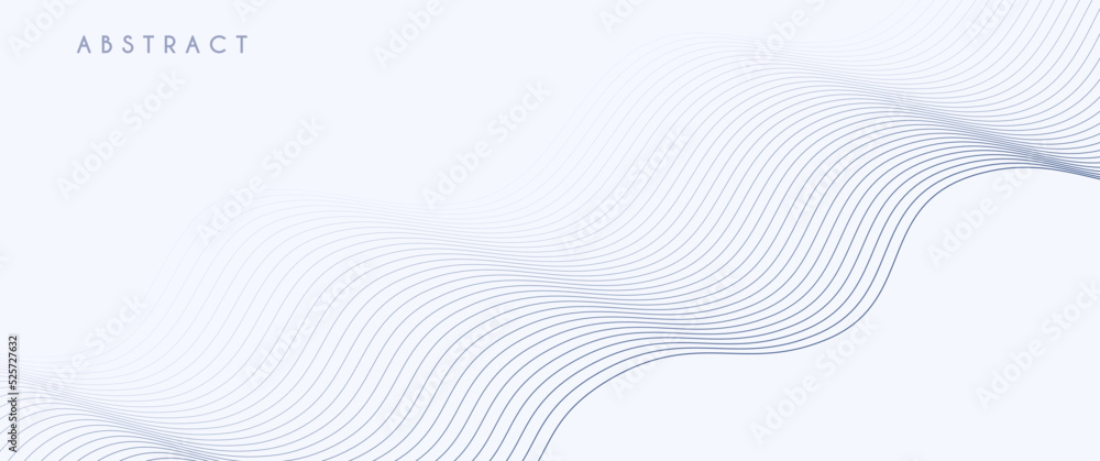 Wavy lines vector illustration, curvy lines, wave distortion, suitable ...