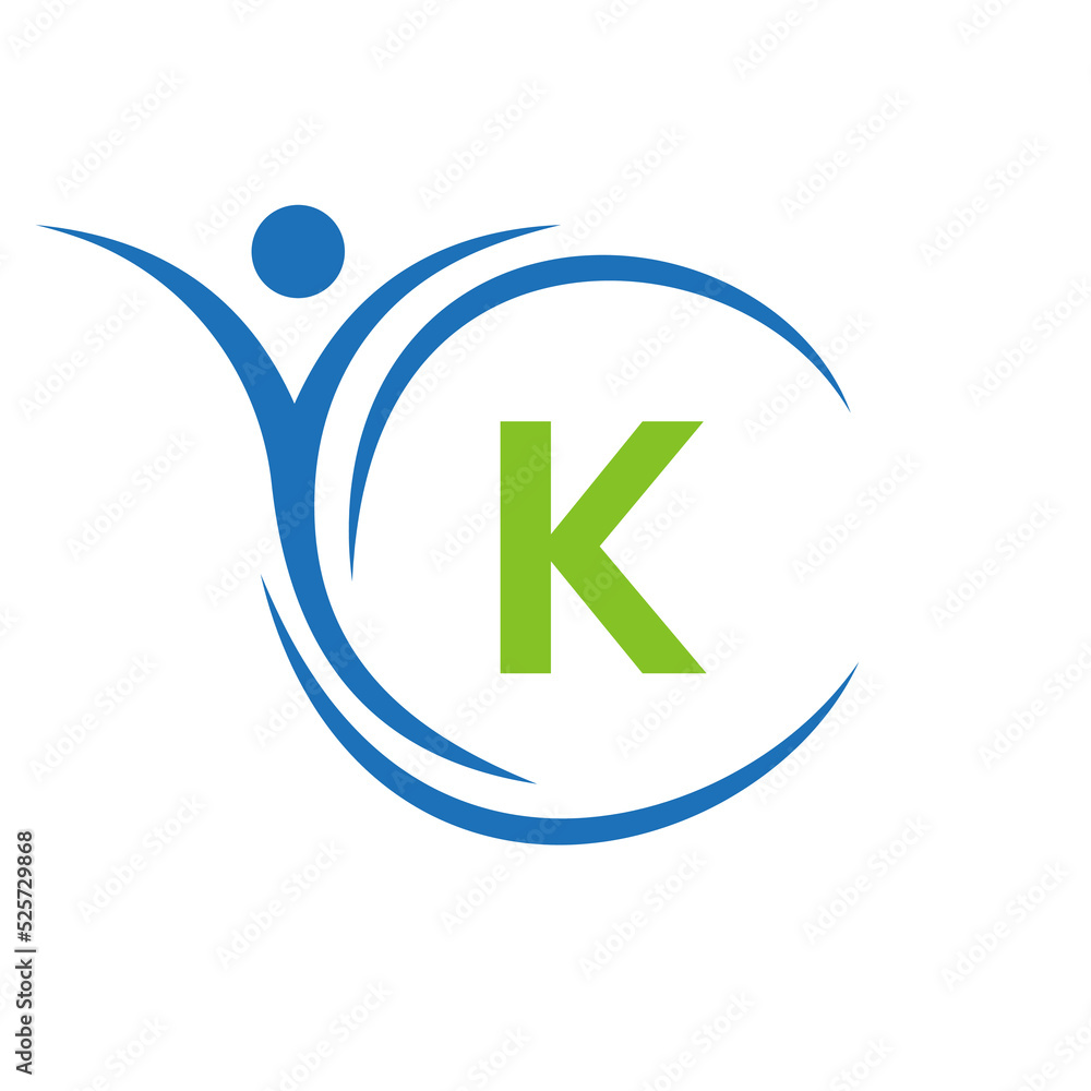 Initial Letter K Healthcare Logo. Doctor Logo Sign, Medical Pharmacy ...