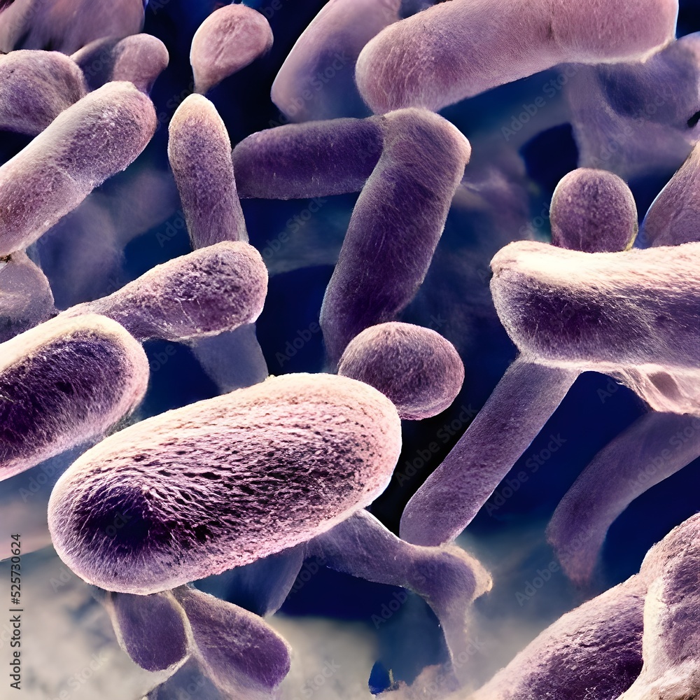 3D Bacteria outbreak and bacterial infection as a microscopic ...