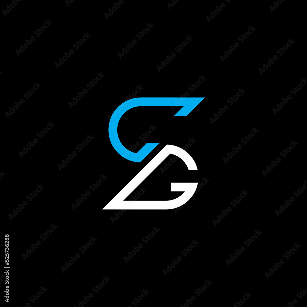 CG letter logo creative design with vector graphic, CG simple and ...