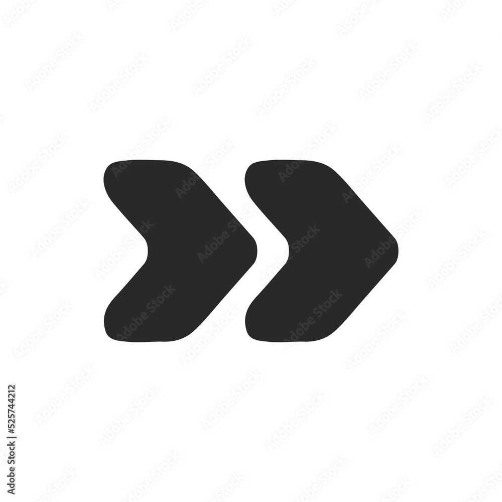 Arrow collection set. Hand drawn arrow shapes isolated on white ...