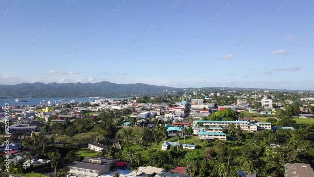 Drone shots of Suva and other parts of Fiji islands including the ...