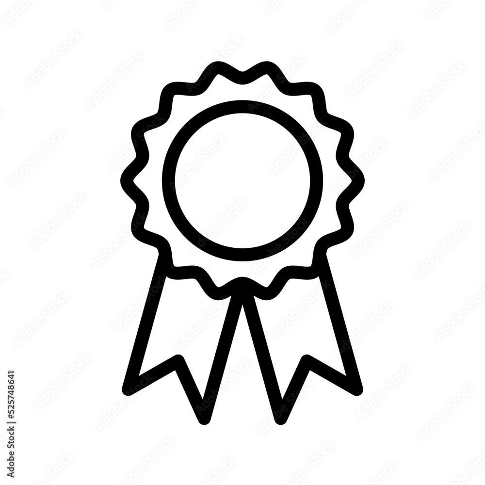 Ribbon icon. tape sign. vector illustration Stock Vector | Adobe Stock