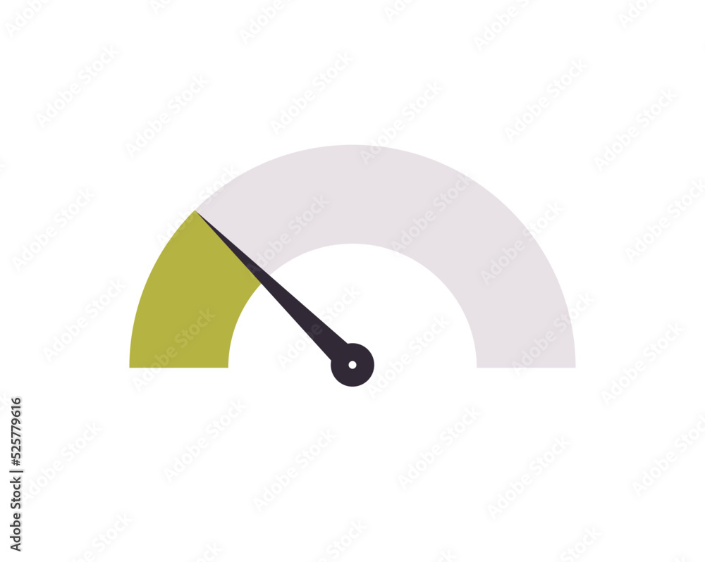 Speedometer symbol and tachometer, performance indicator, car speed ...
