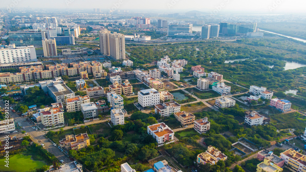 Foto de Aerial Photography Drone photography of Chennai and the suburbs ...