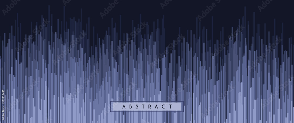 Abstract matrix look-alike vector illustration, seamless random bars ...