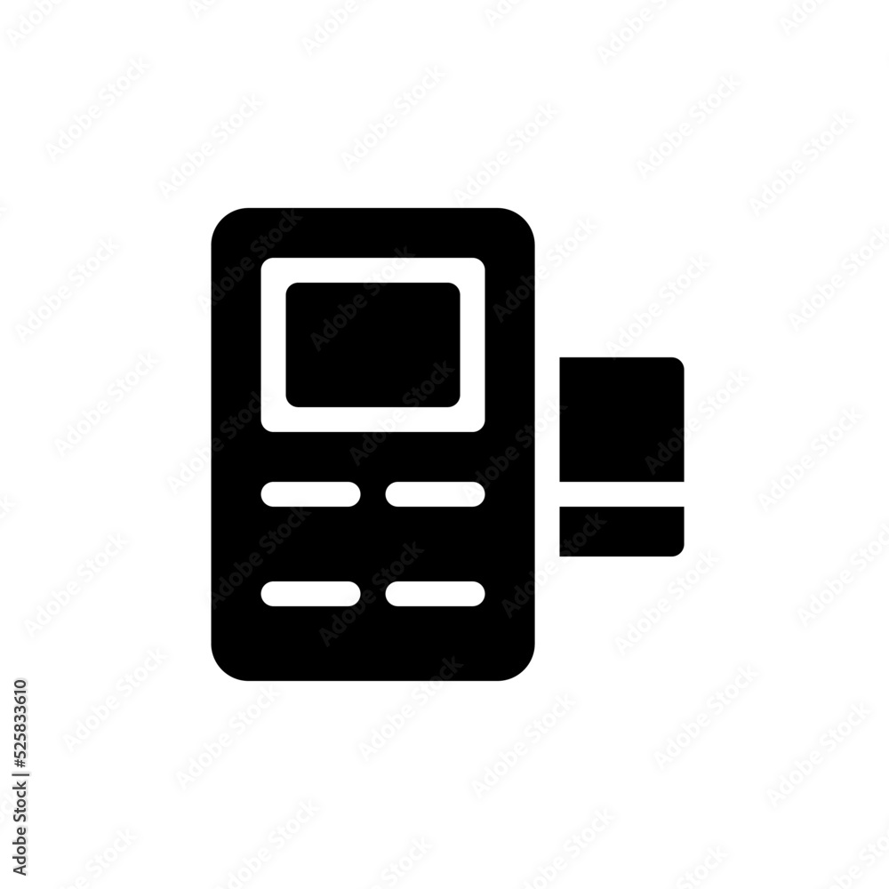 Vecteur Stock Card payment terminal black glyph ui icon. Billing option ... Vecteur Stock Card payment terminal black glyph ui icon. Billing option ...