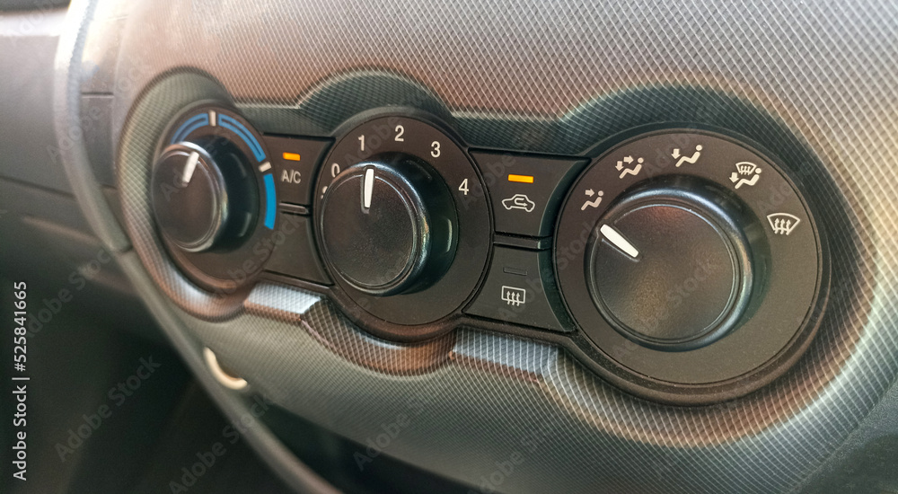 system control buttons various installed in the car Stock Photo | Adobe ...