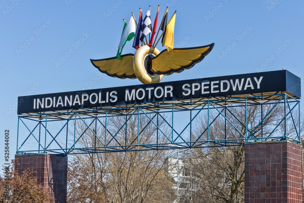 Indianapolis Motor Speedway Gate One Entrance, prior to the remodel ...