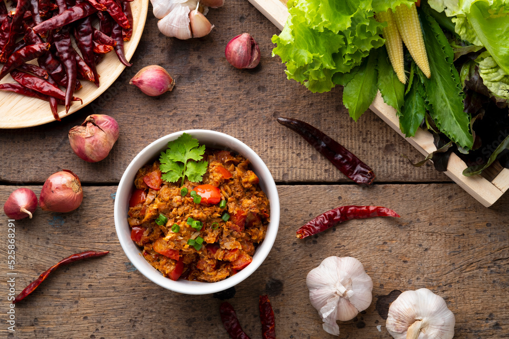 Thai Northern Style canned tuna and Tomato Chili Relish,Nam Prik Ong ...