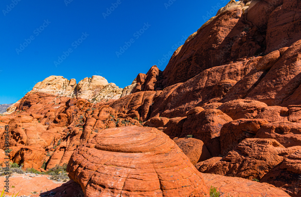 Patterns of Erosion Formed in The Aztec Sandstone of the Calico Hills ...