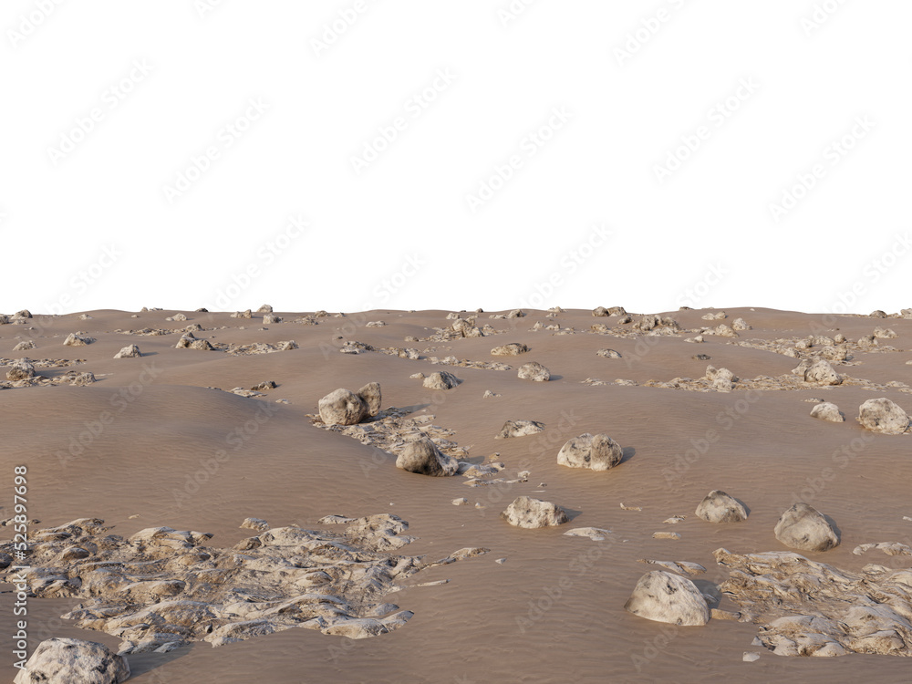 Sandy Foreground Floor with Perspective, Transparent Background PNG ...