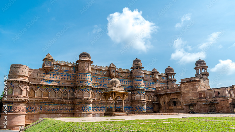The ancient Gwalior Fort commonly known as the Gwalior Qila, is a hill ...