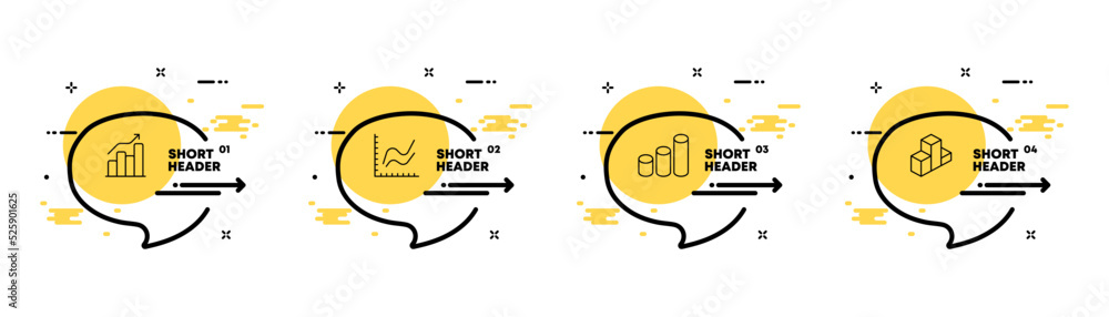 Bar Charts Set Icon Diagrams Statistics Statistical Data Analysis Analytics Presentation