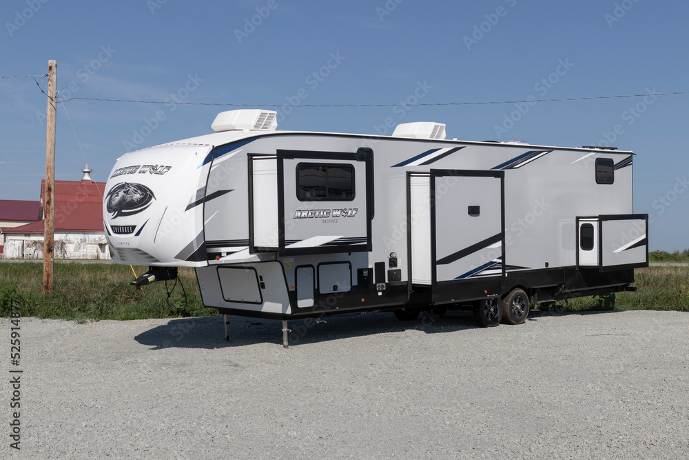 Cherokee Arctic Wolf fifth wheel travel trailer. Arctic Wolf is a ...