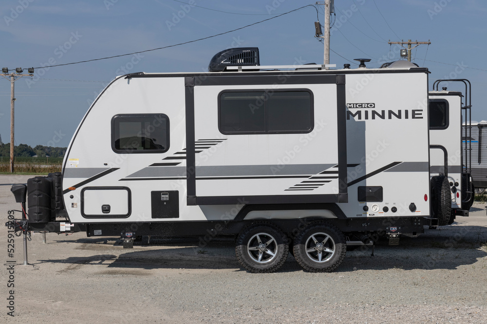 Winnebago Minnie Winnie travel trailer. Winnebago is a manufacturer of ...