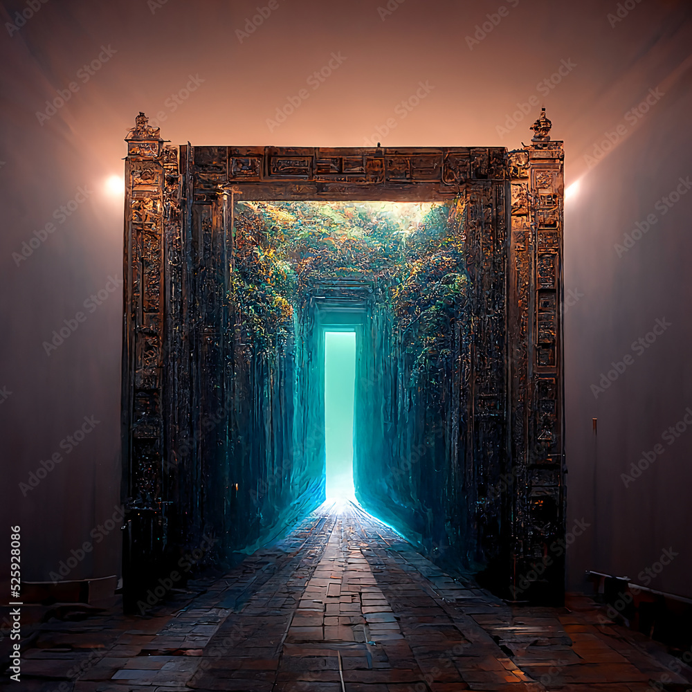 the mysterious gateway to the dusty pages of history , the mysterious ...