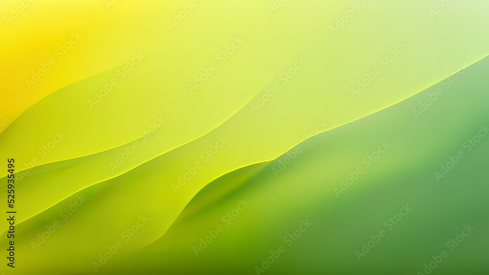 Abstract simple minimal green and yellow wallpaper. Gradient backdrop ...