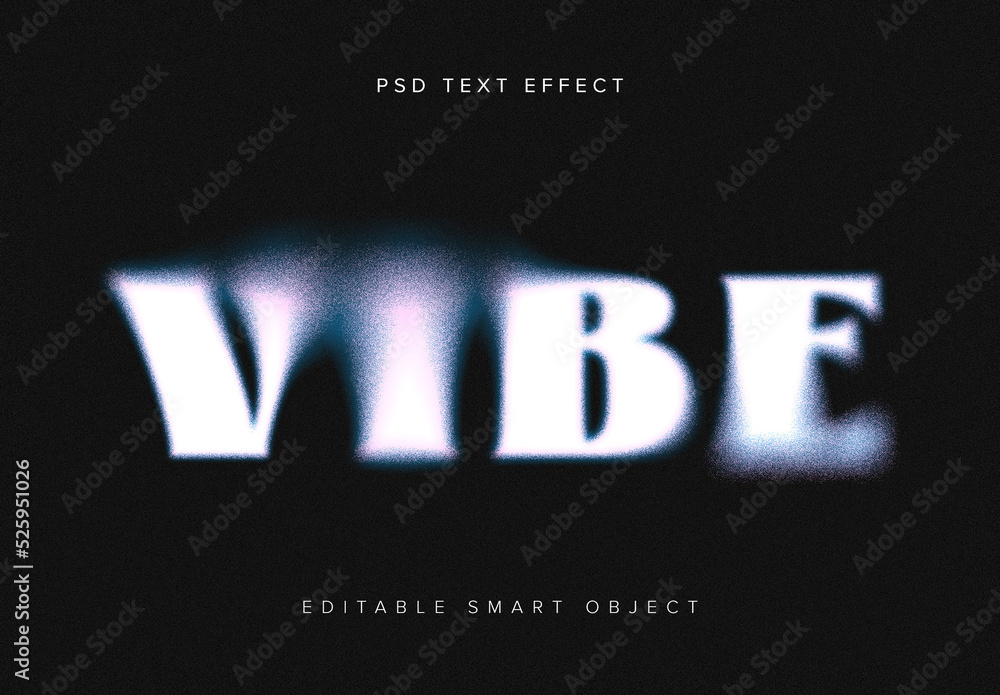 Dissolving Text Effect Stock Template | Adobe Stock