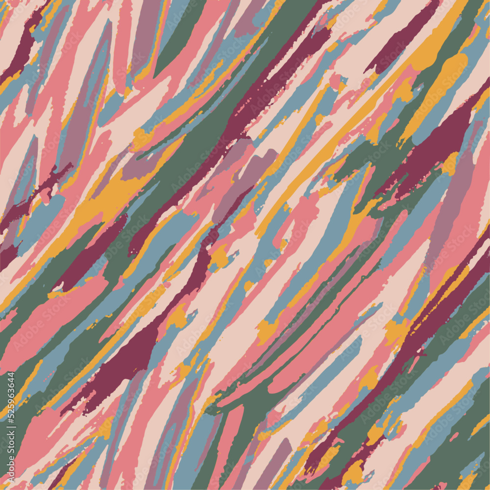pattern of handmade brush strokes with pretty colors, perfect ...