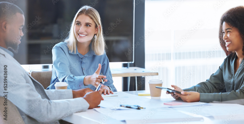 Teamwork, planning and communication with a team in collaboration on ...