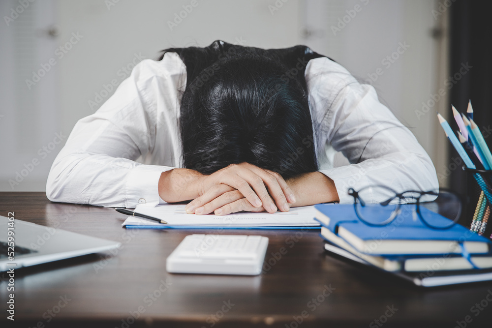 Tired Person At Work