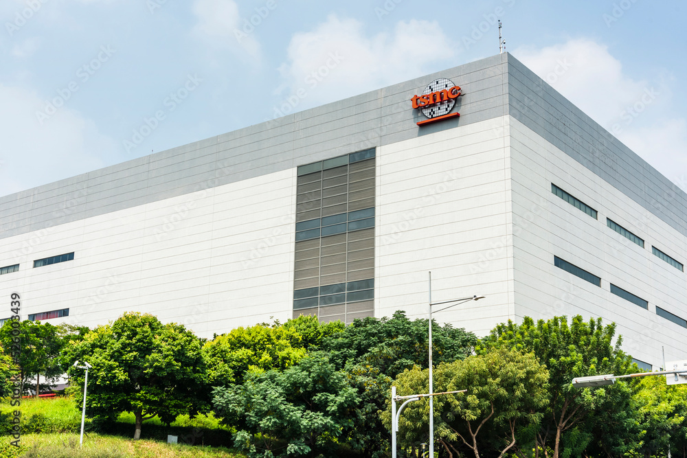 Tainan, Taiwan- September 30, 2021: Taiwan Semiconductor Manufacturing ...