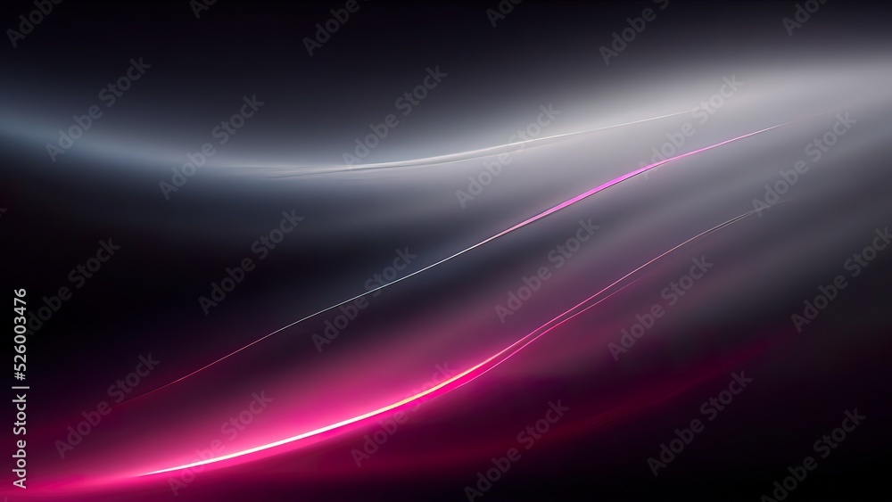 Beam of white and purple light on black background. Light textures in ...