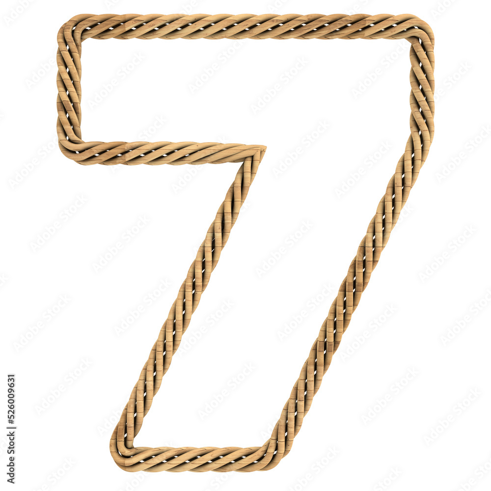 7 wooden font letter Stock Illustration | Adobe Stock