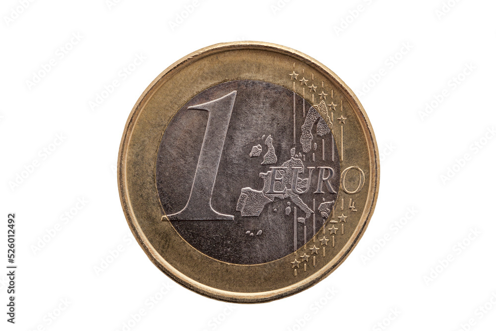 One Euro coin of Germany dated 2002, png stock photo file cut out and ...