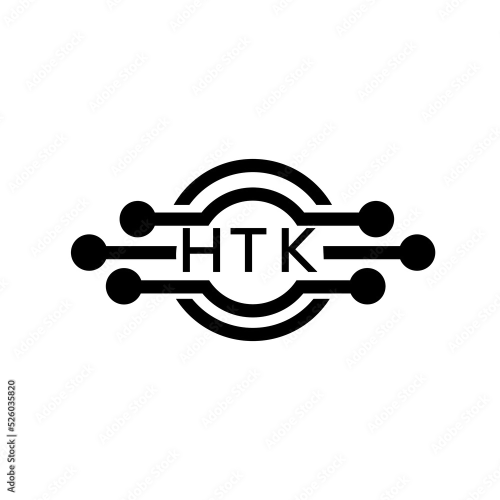 HTK letter logo. HTK best white background vector image. HTK Monogram ...