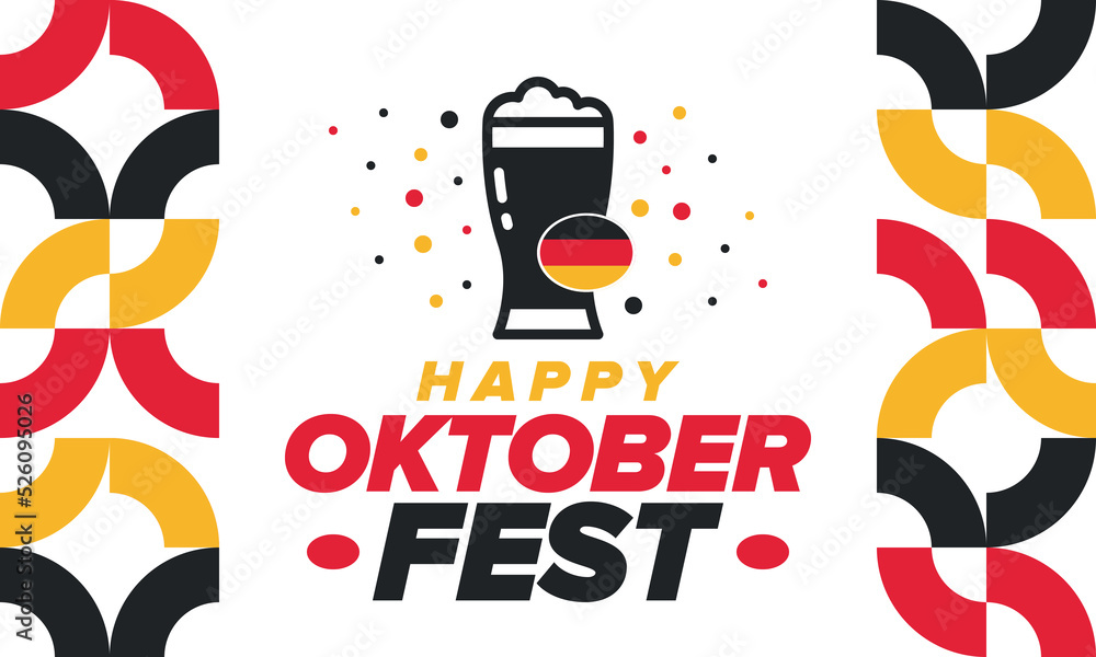Oktoberfest. Traditional beer festival in Germany. Celebration annual ...