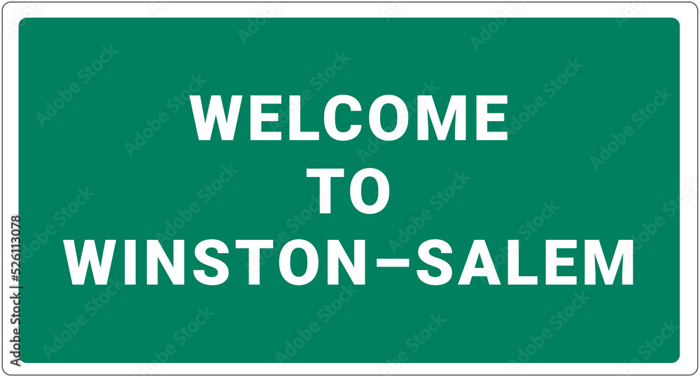 Welcome to Winston–Salem. Winston–Salem logo on green background ...