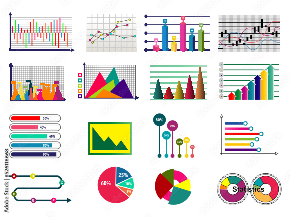 statistic diagram chart colorful. diagram chart graph elements vector ... statistic diagram chart colorful. diagram chart graph elements vector ...