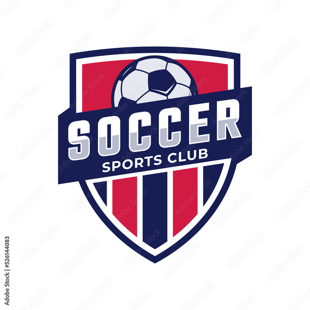 Soccer football badge logo. Sport team identity vector illustrations ...