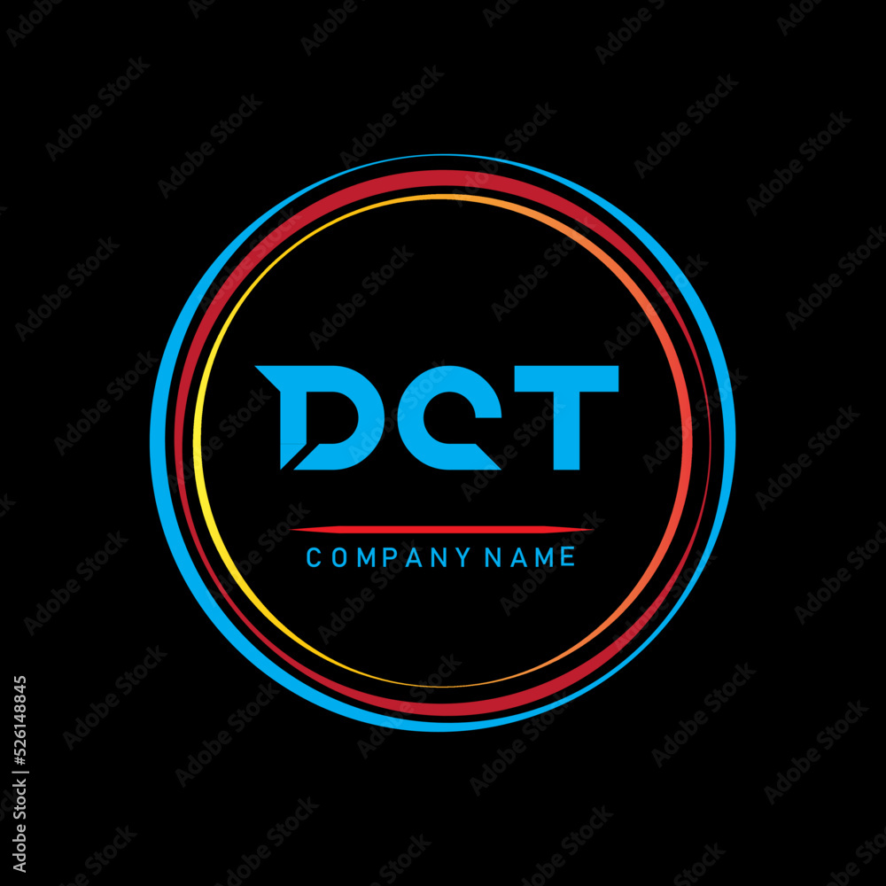 DCT brand. letter DCT. The DCT letter logo. DCT initials and an ...