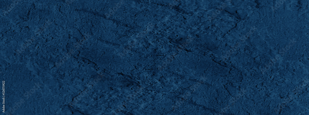Abstract dark blue painted wall, Structure of blue grunge concrete or ...